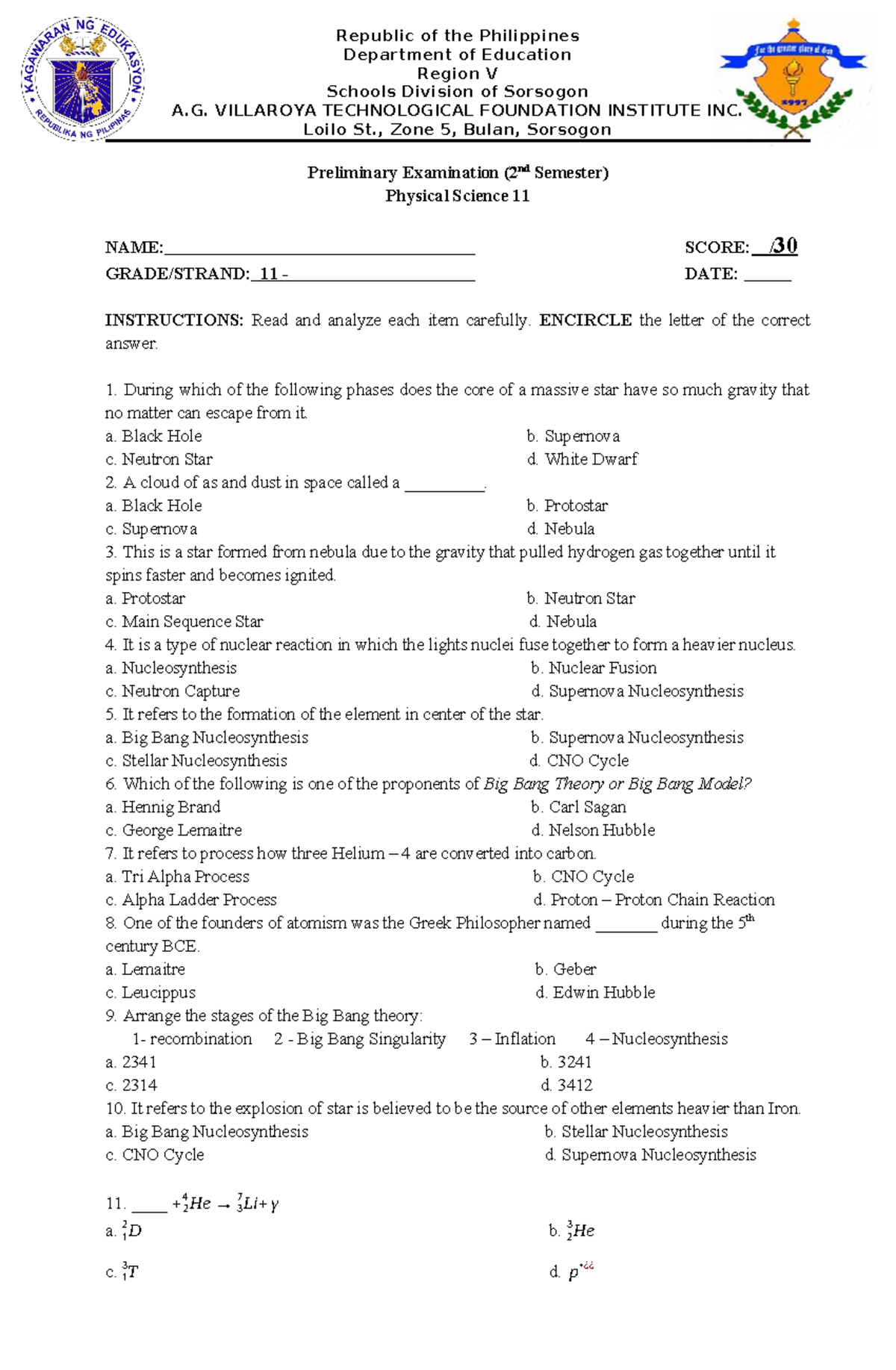 (Remedial)Preliminary Examination - Republic of the Philippines ...