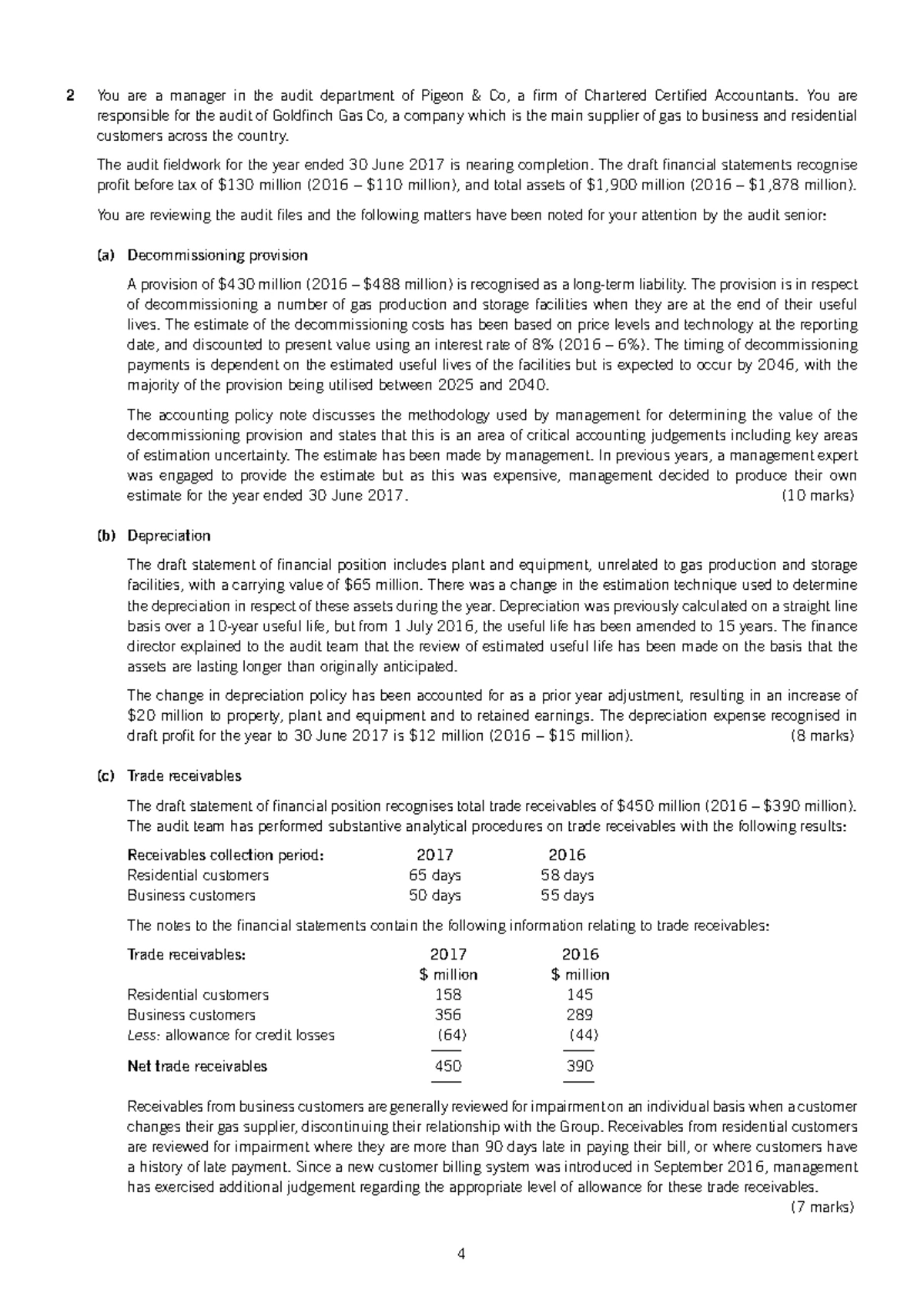 AAA INT 2021 marjun acca exam question - Answers Strategic Professional ...