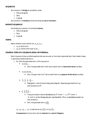 Calculus%203%20 Reviewer - COURSE OUTCOME 1 (CO1): 40 POINTS KnC: True ...