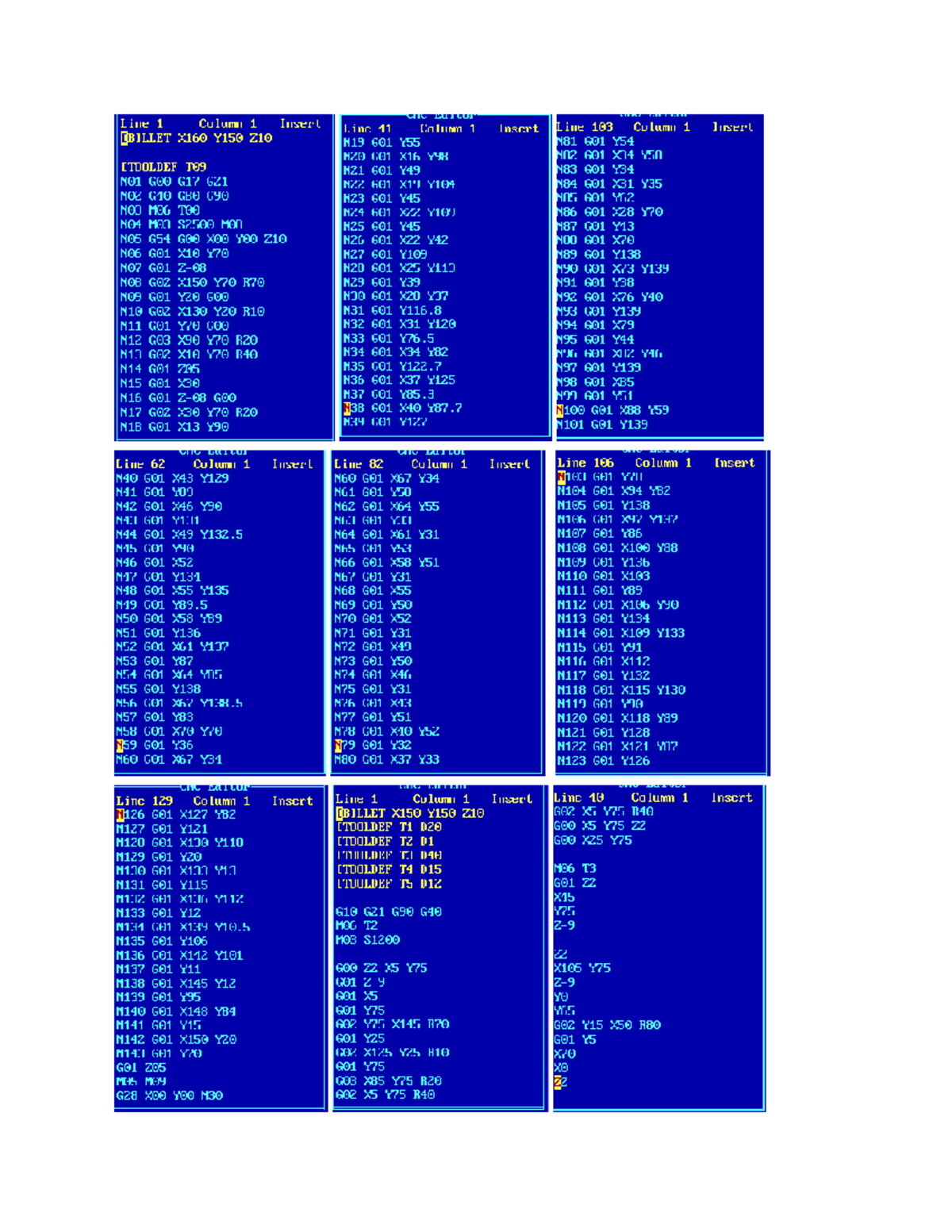 CNC Programming Guide: BILLET Operations and Tool Definitions - Studocu