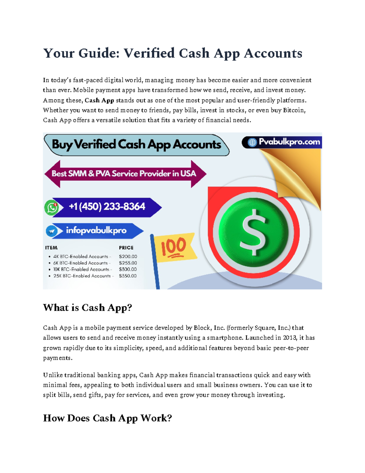 Your Guide to Buying Verified Cash App Accounts: Key Features & Tips - Studocu