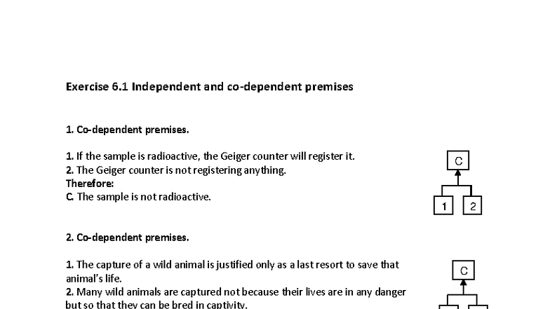 Exercise 06: Solutions to Complex Premises and Arguments - Studocu