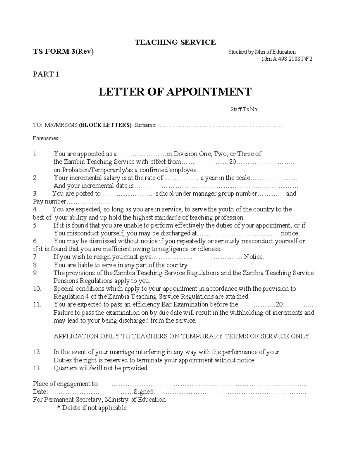 Teaching Service Forms Overview: TS Form 3 and Vital Stats - Studocu