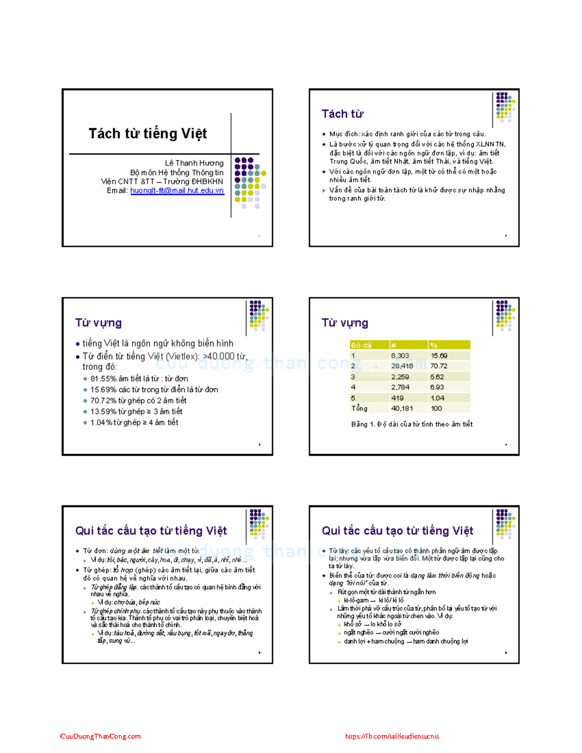 Xu-ly-ngon-ngu-tu-nhien le-thanh-huong 2.word-segmentation tach-tu ...