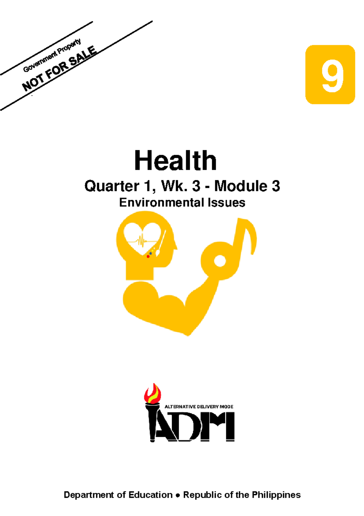 Health 9 Q1 Mod3: Insights into Environmental Issues - Studocu