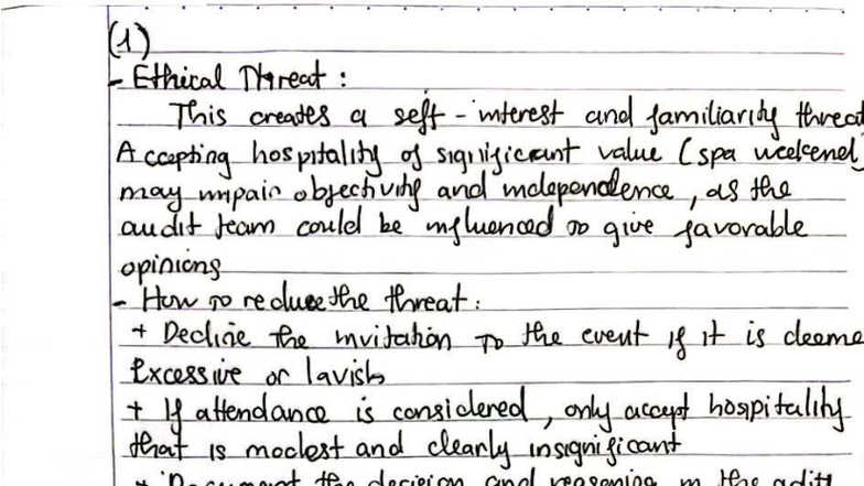 Ethical Threats in Auditing: Addressing Self-Interest & Familiarity ...
