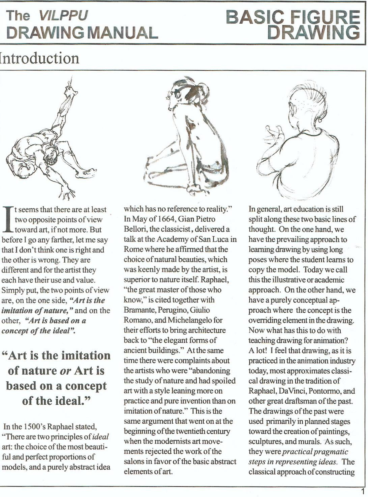 The Vilppu Drawing Manual: Basic Figure Drawing Techniques - Studocu