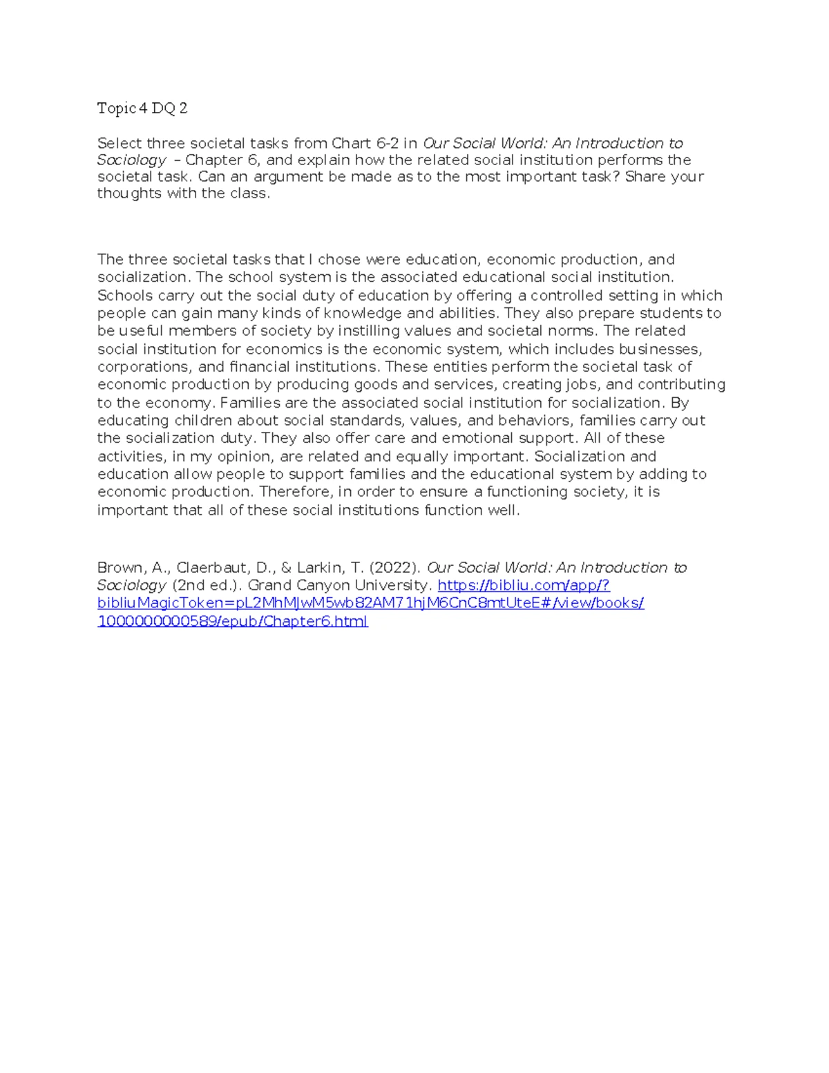 Topic 6 DQ 2 - Modernization, Dependency, and World Systems Theories ...