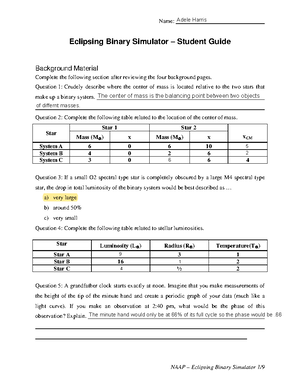 1 Solar System Lab Fillable - Name: C Sun Earth Solar System Models ...