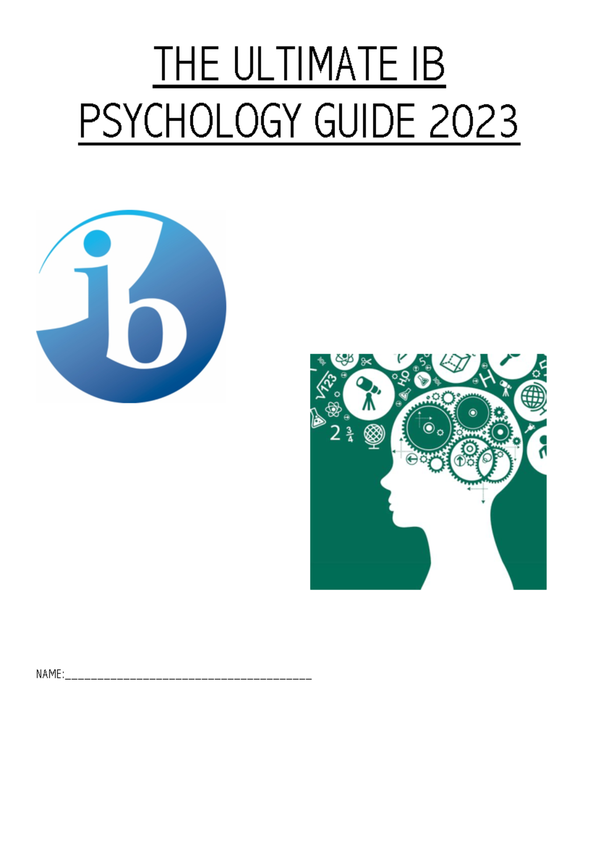 IB Psychology Study Guide: Key Concepts & Research Methods - Studocu