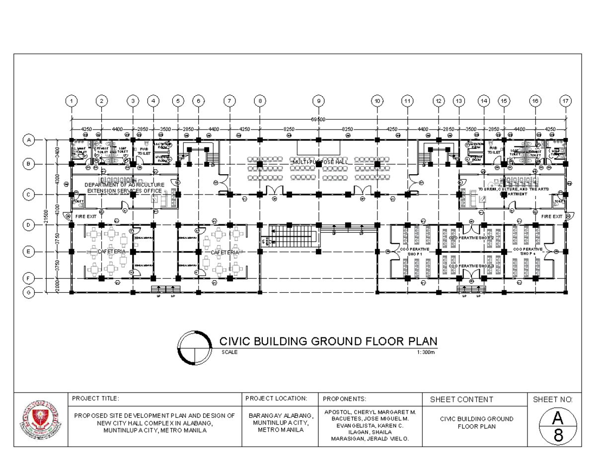Civic Building Ground Floor Plan - Proposed City Hall Complex Design ...