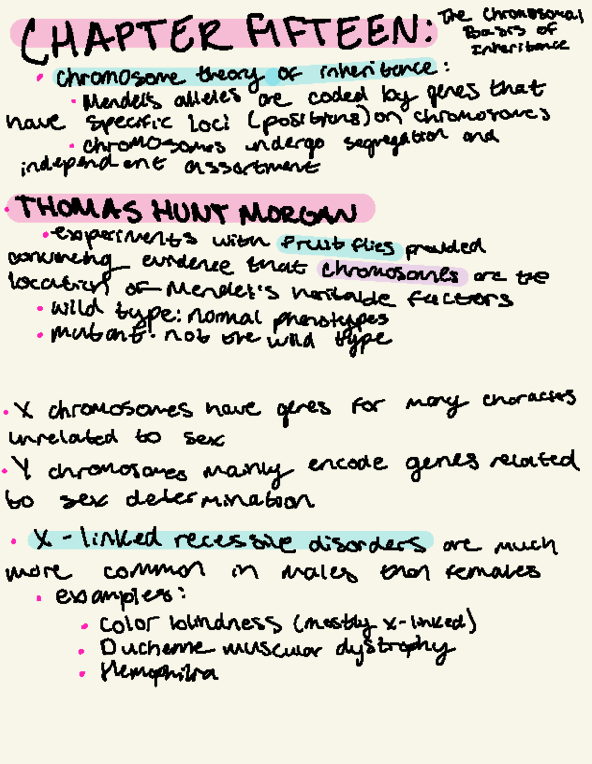 BSC2010 Chapter 15 Notes - Basis of CHAPTER FIFTEEN : T?:I ...