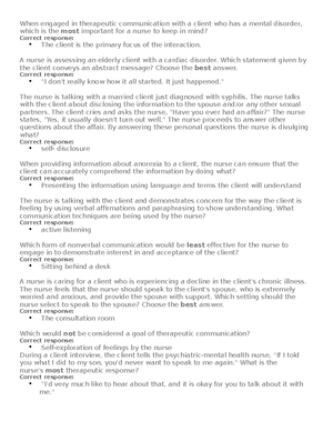 Mental Health Agressions - Aggressive The client with a history of ...