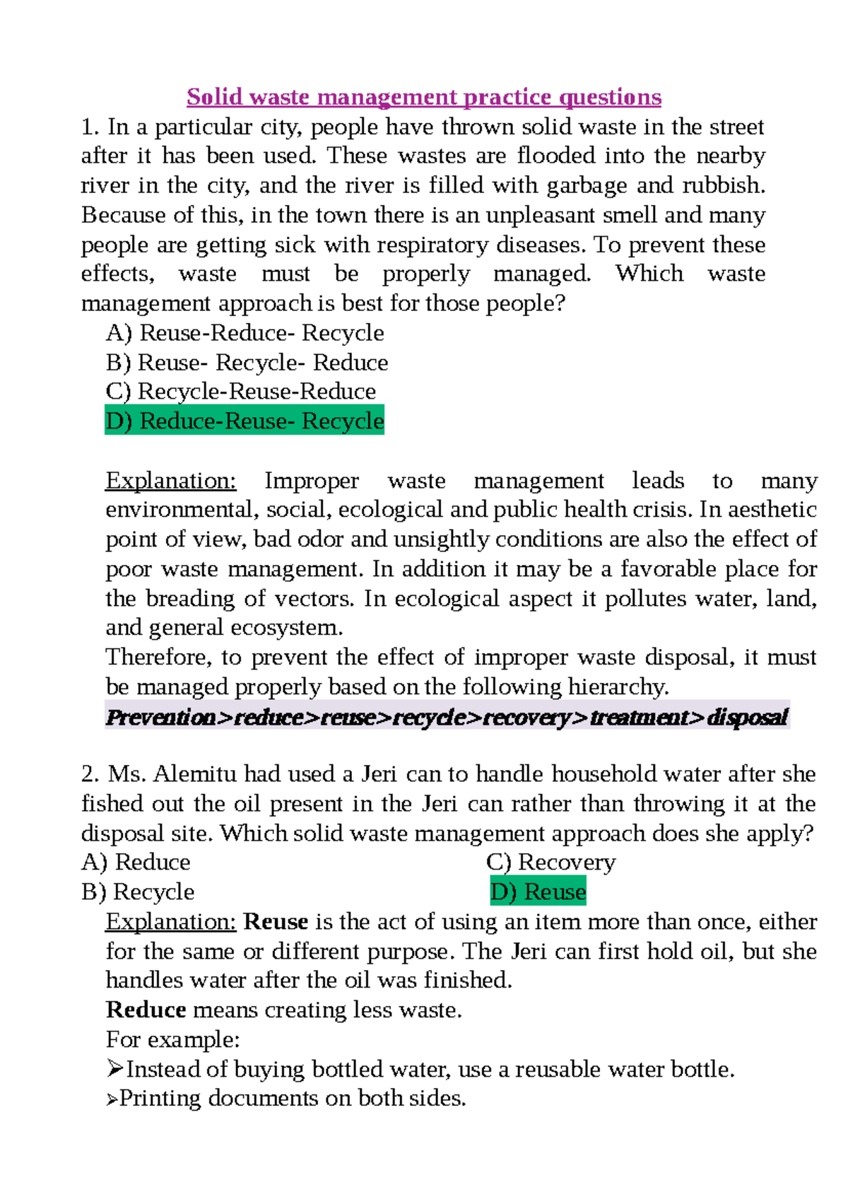 SWM Q&A: Essential Practices & Approaches in Solid Waste Management ...