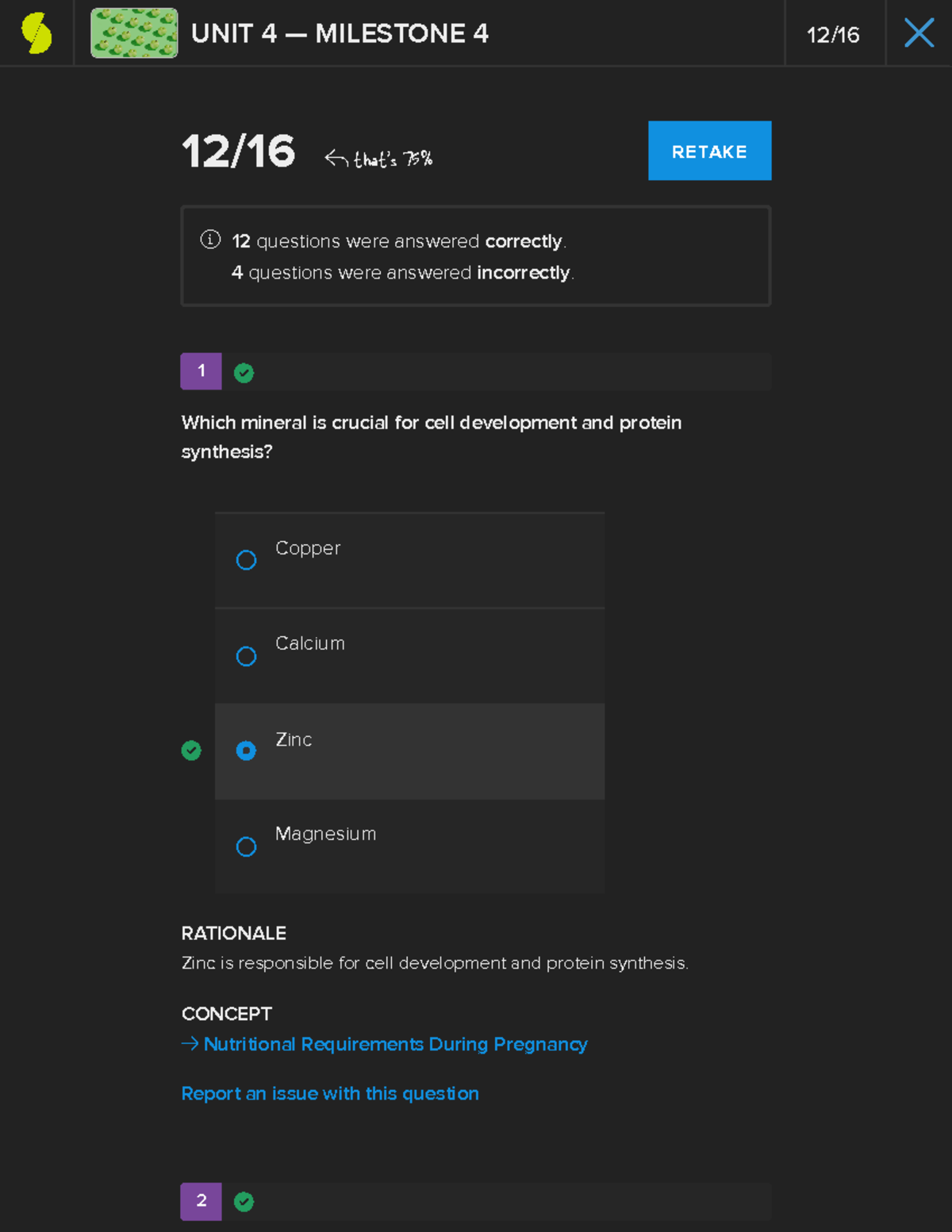 Sophia Intro to Nutrition Milestone 4 - Key Concepts & Insights - Studocu
