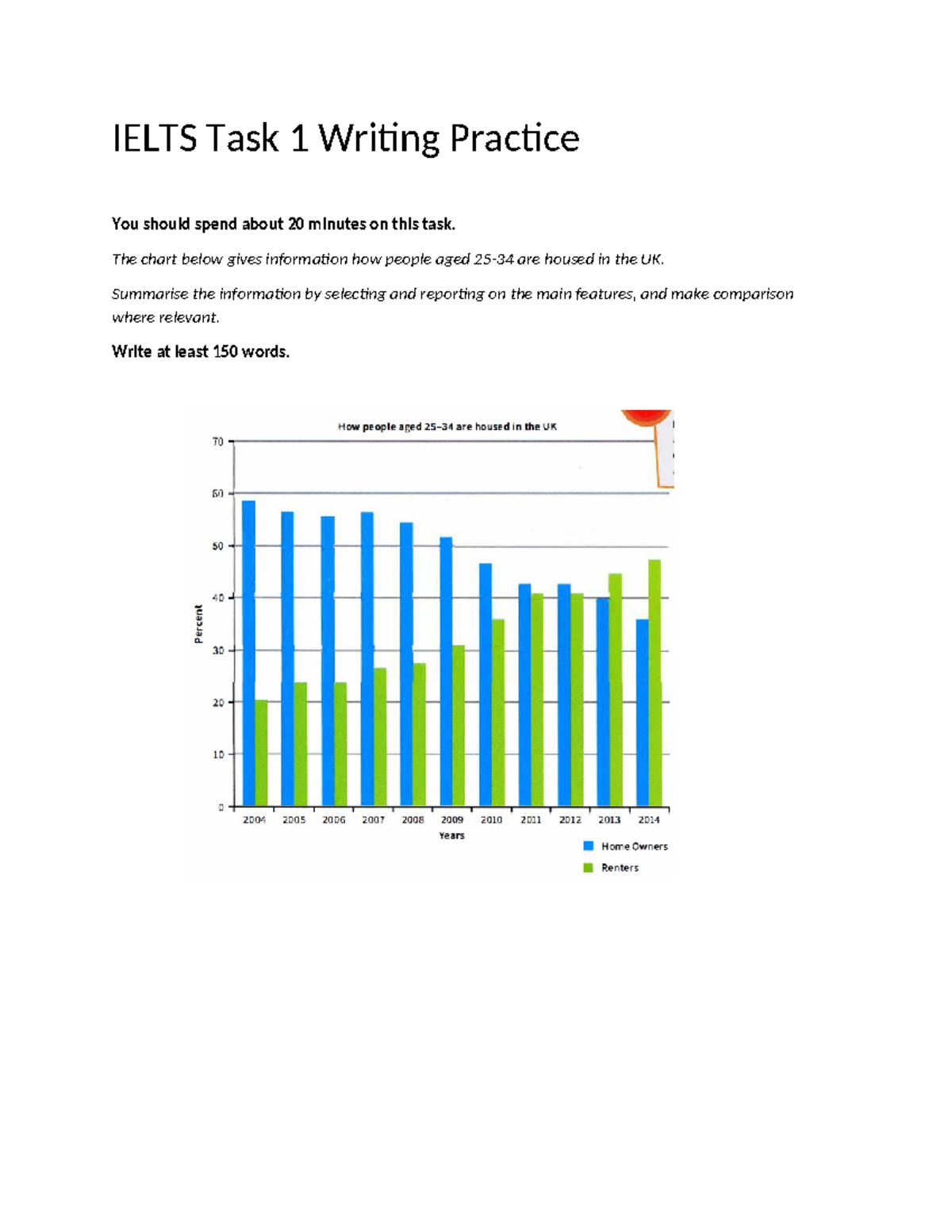 Hương Chu - Ielts Task 1 Writing Practice - Ielts Writing - IELTS Task ...