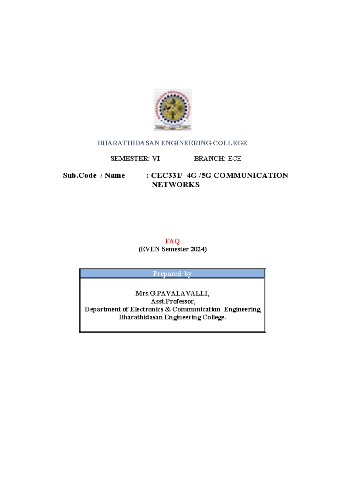 Wireless Communication Lab Manual - EC 3501 – WIRELESS COMMUNICATION ...