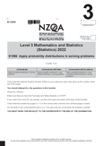 Statistics - 13 (NCEA 3) - National Certificate of Educational ...
