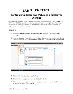 Lab12 Monitoring Windows - Lab12: Monitoring Windows THIS LAB CONTAINS ...