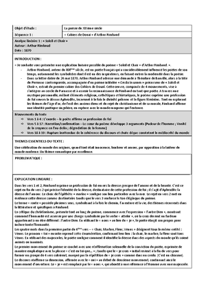 LL Le buffet Rimbaud - Lecture linéaire : "Le Buffet", Rimbaud Rimbaud ...