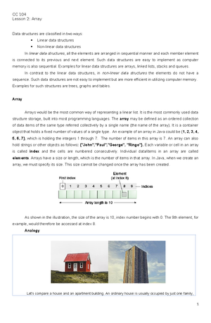 CC 103 Lesson 2 - Handout - What is python? - Python is an interpreted ...