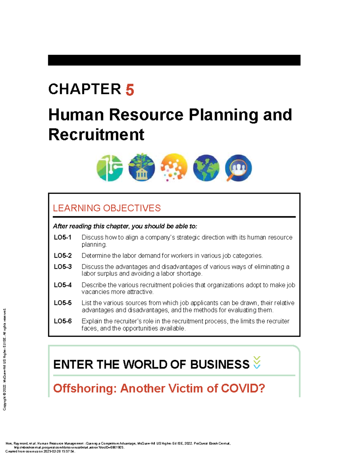 CHAPTER 5: Human Resource Planning & Recruitment Strategies (HRM 202 ...