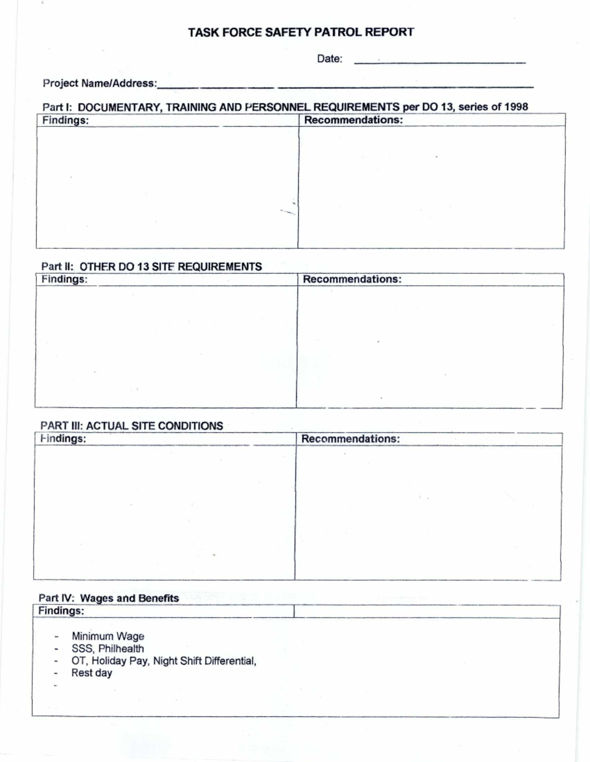 DOLE Safety Compliance Checklist for Construction Sites - 2023 - Studocu