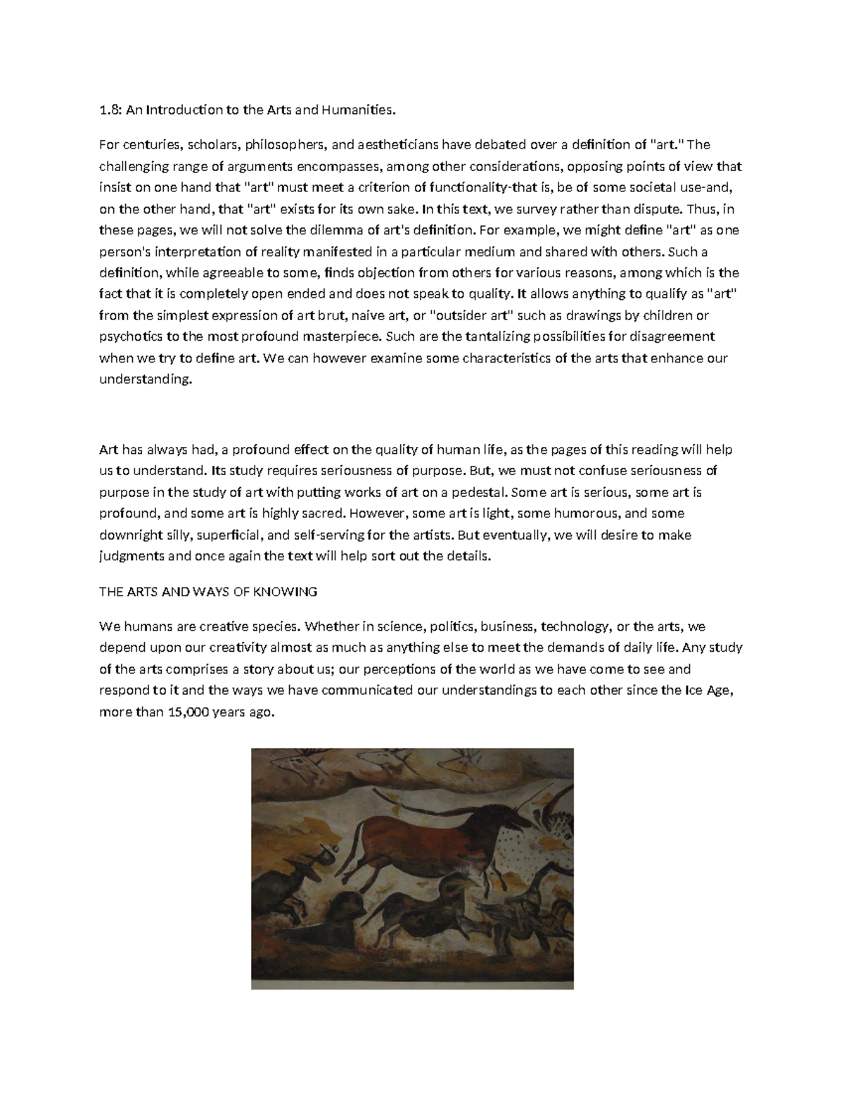 GEE 3 Lesson 1 - Intro to Arts & Humanities: Key Concepts - Studocu