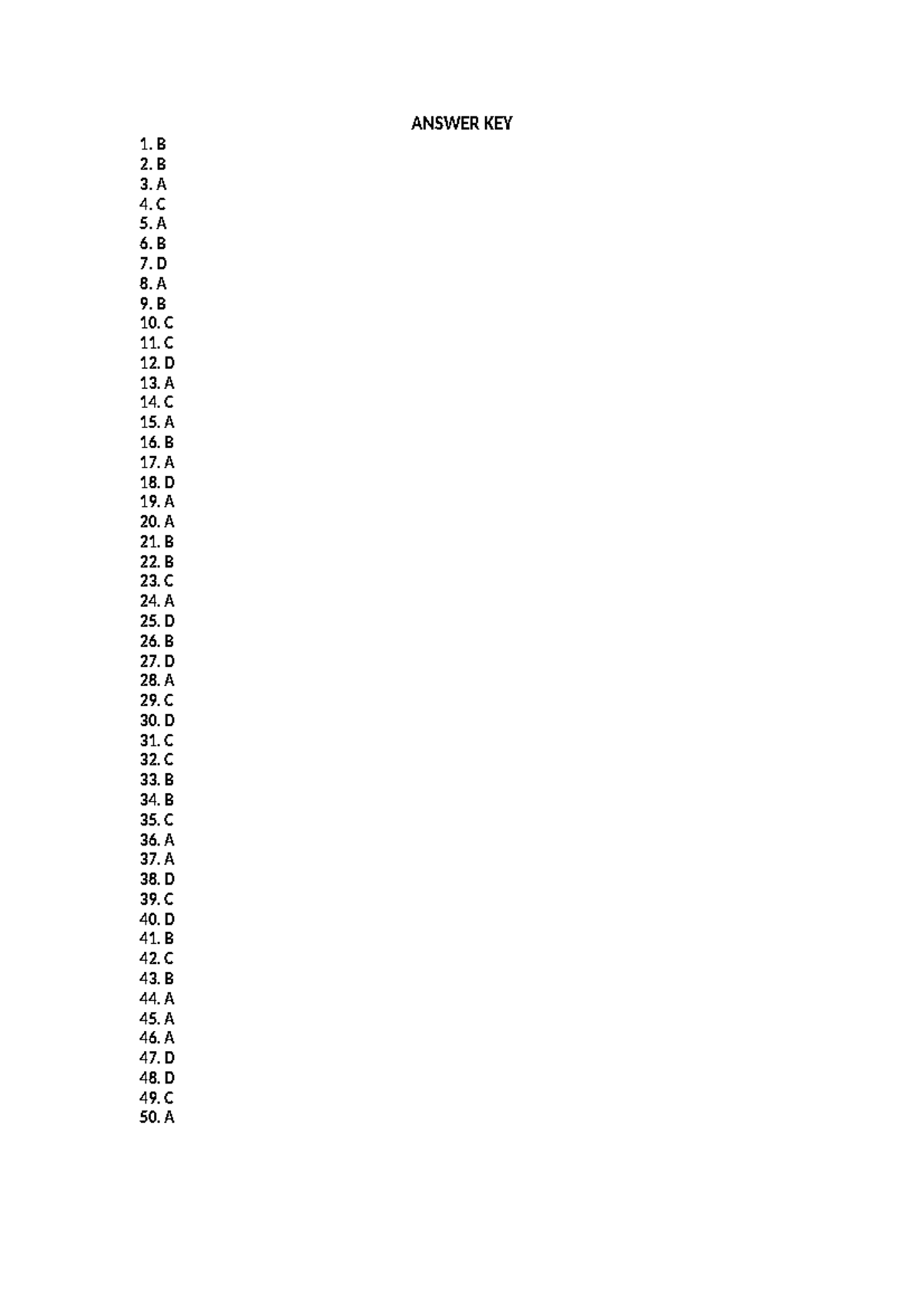 AP8 - 4th Quarter Exam Answer Key - Studocu