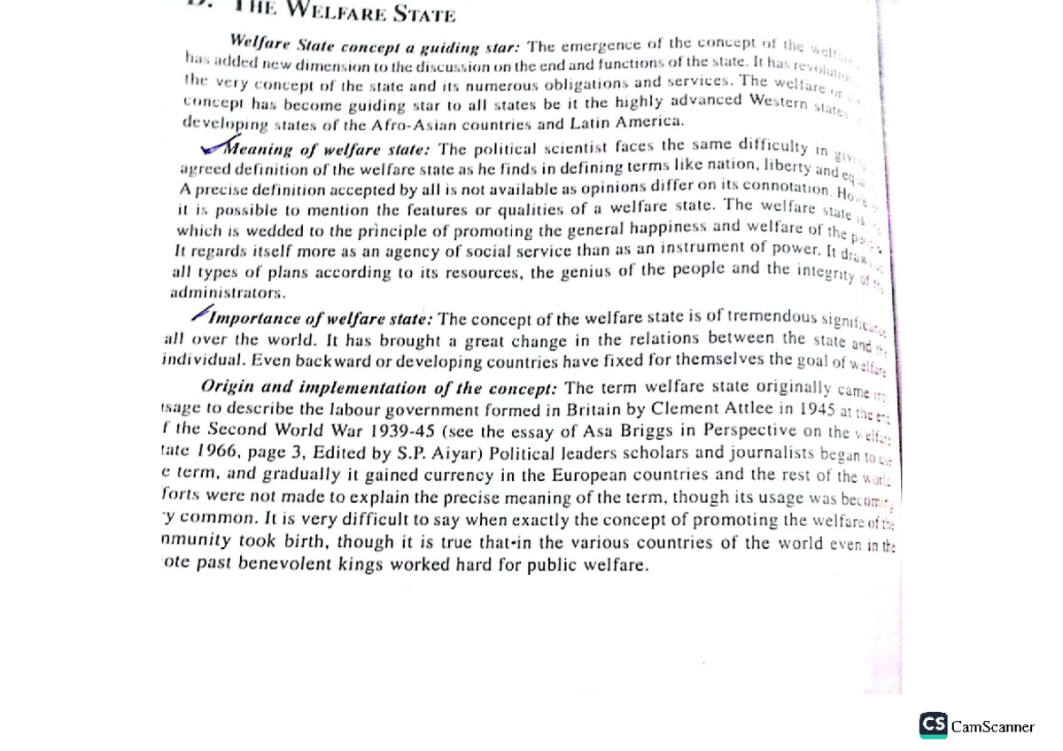 WELFARE STATE CS: Understanding the Concept and Functions of Welfare ...
