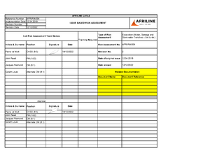 06- Equipment Inspection Register Template - Monthly - Rev.00 ...