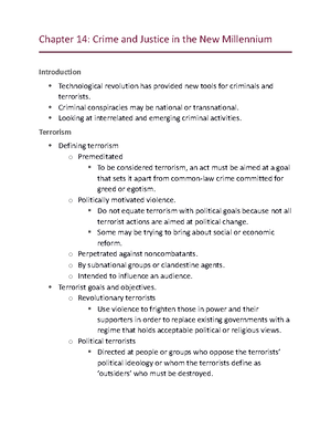 Chapter 13 cj notes - Chapter 13: Juvenile Justice in the Twenty-First ...