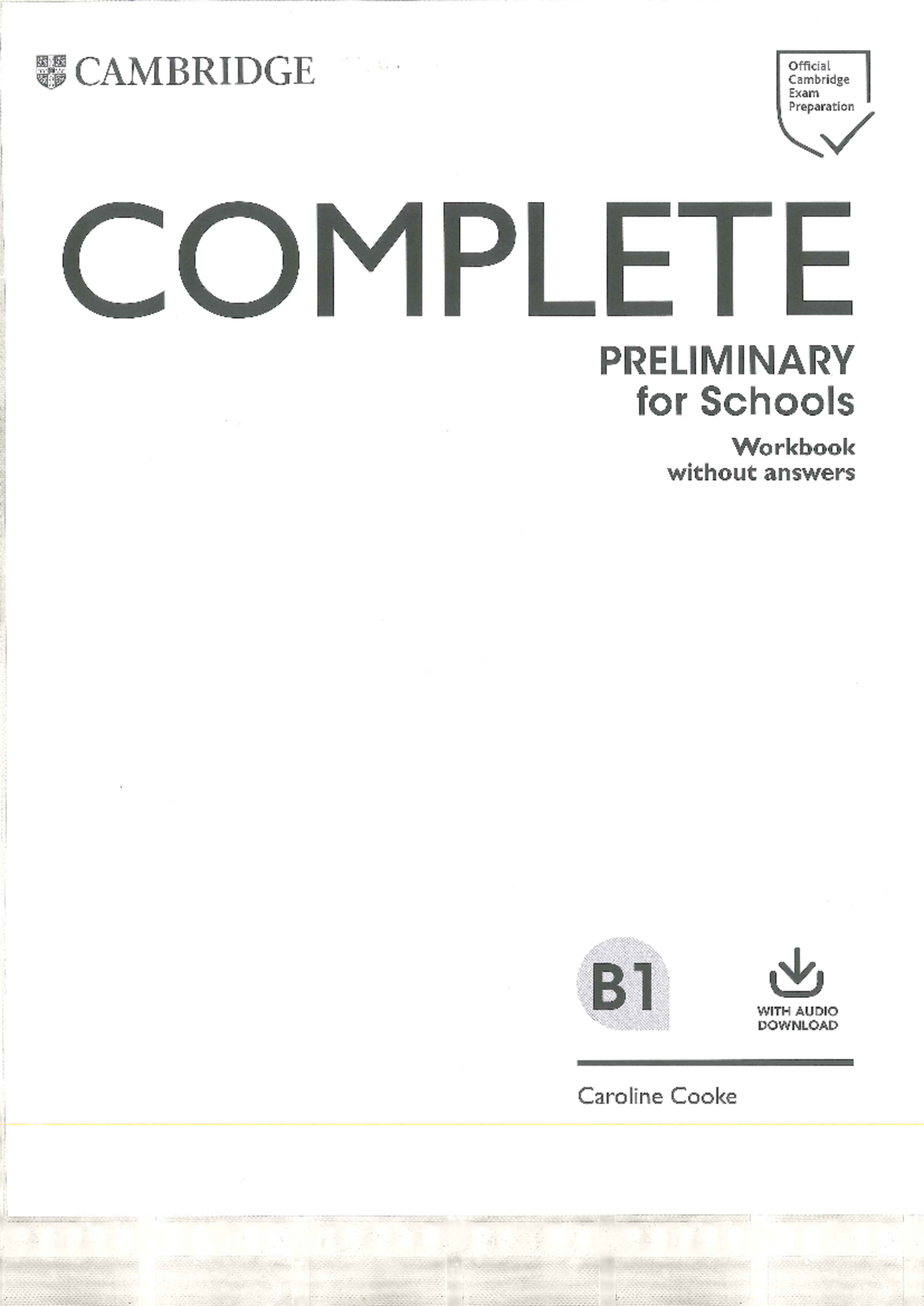 Complete PET WB Study Guide with Audio Download - Studocu