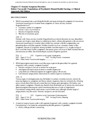 Chapter 18 Neurocognitive Disorders - Chapter 18: Neurocognitive ...