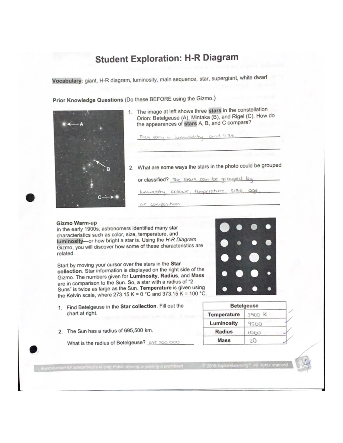 Student Exploration Earthquakes 1 - Recording Station Gizmo Answer Key ...