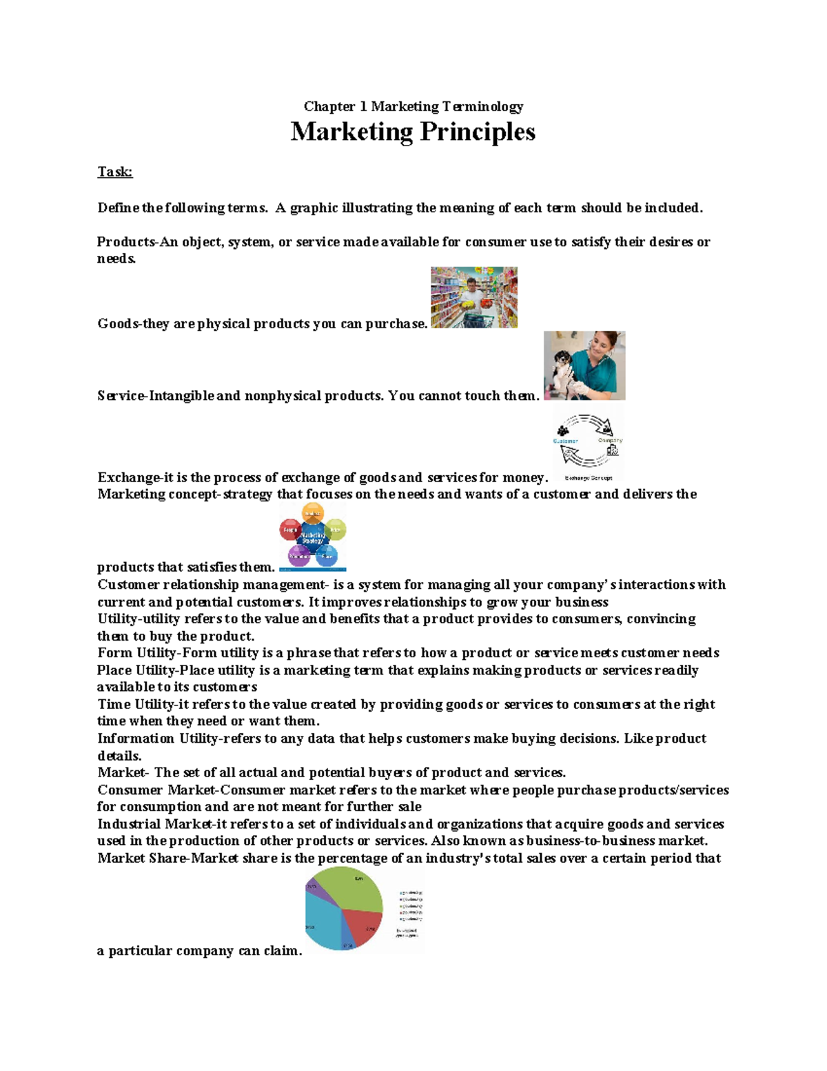 Chapter 1 Marketing Terminology - Chapter 1 Marketing Terminology ...