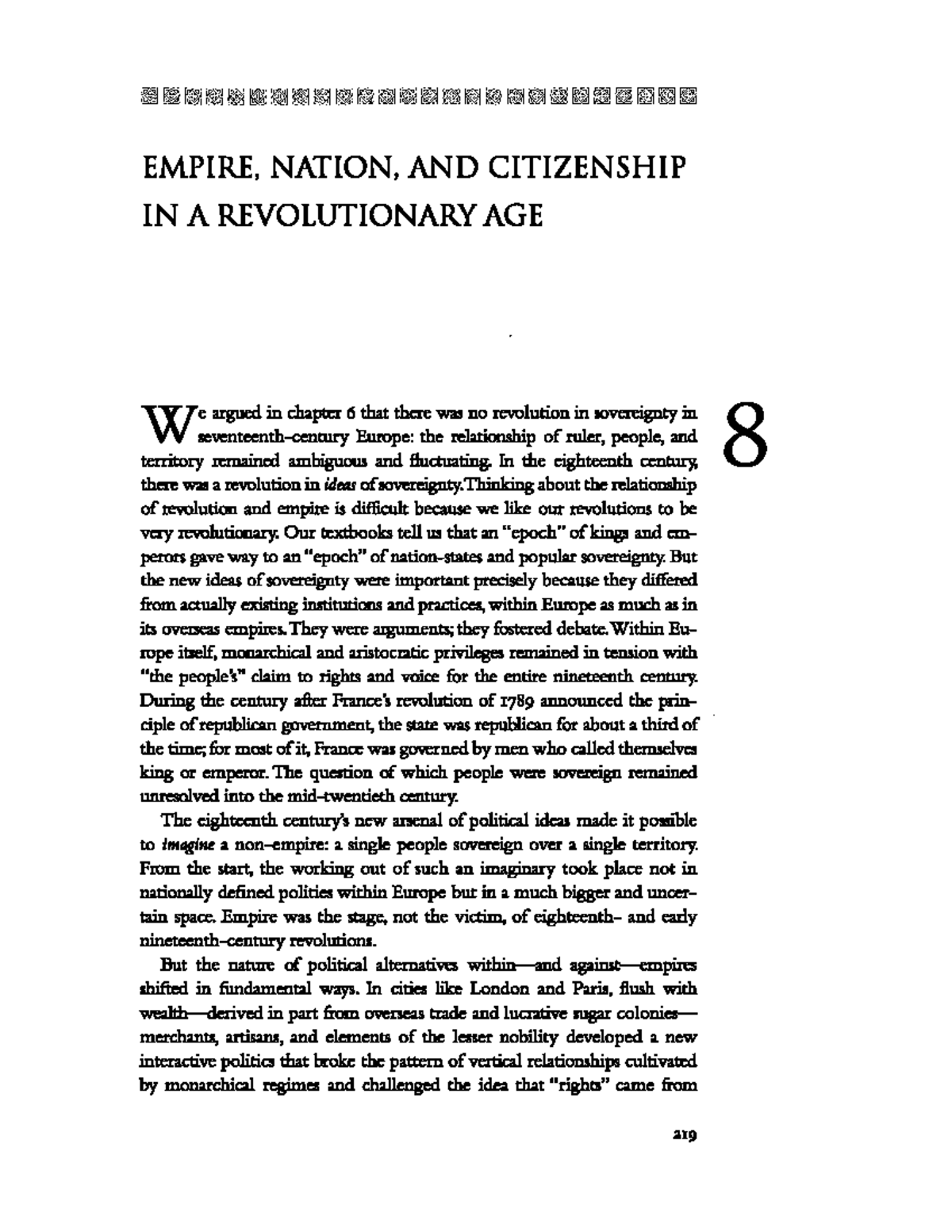 Empires in World History: Power and the Politics of Difference - EMPIRE ...