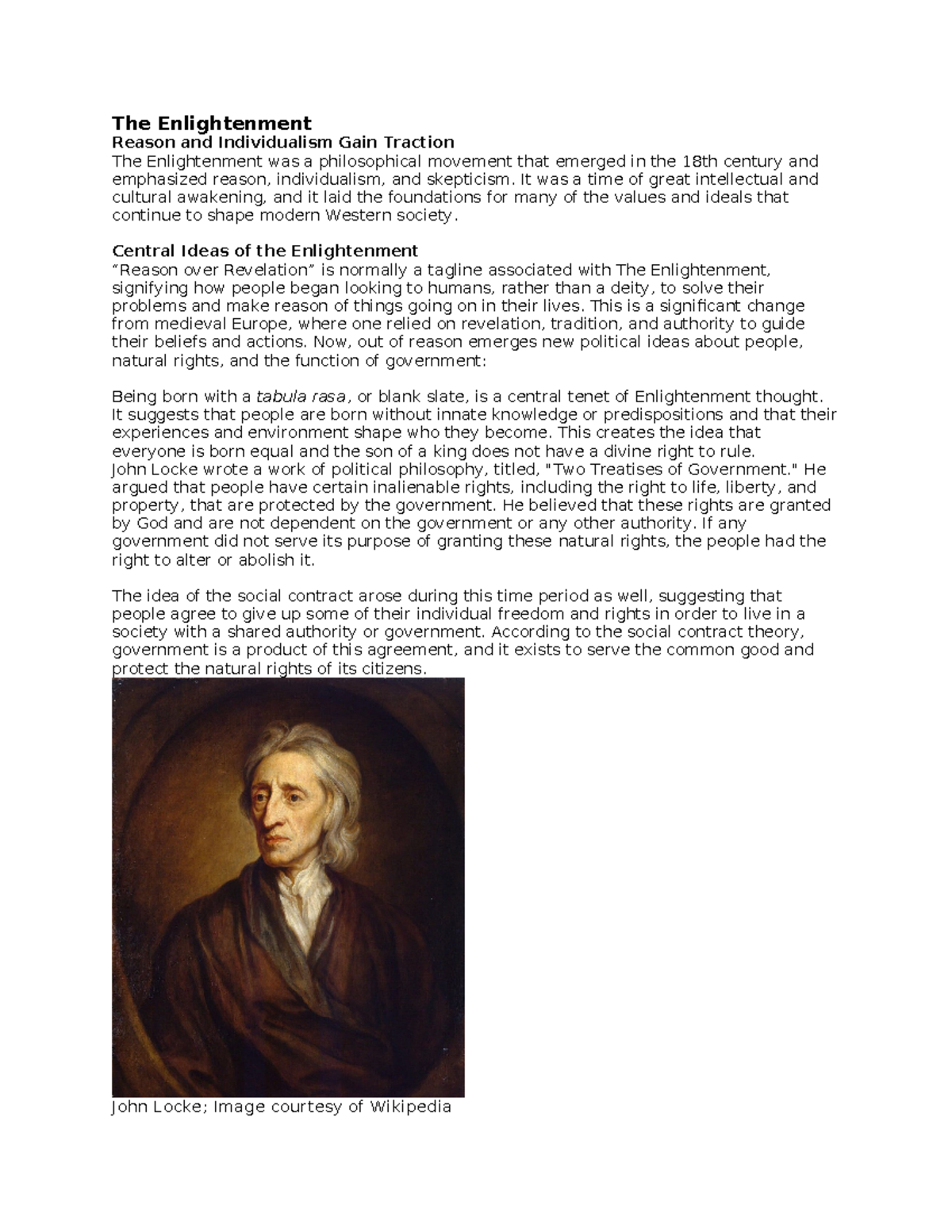 The Enlightenment (18th Century) - Philosophical Movements & Impact ...
