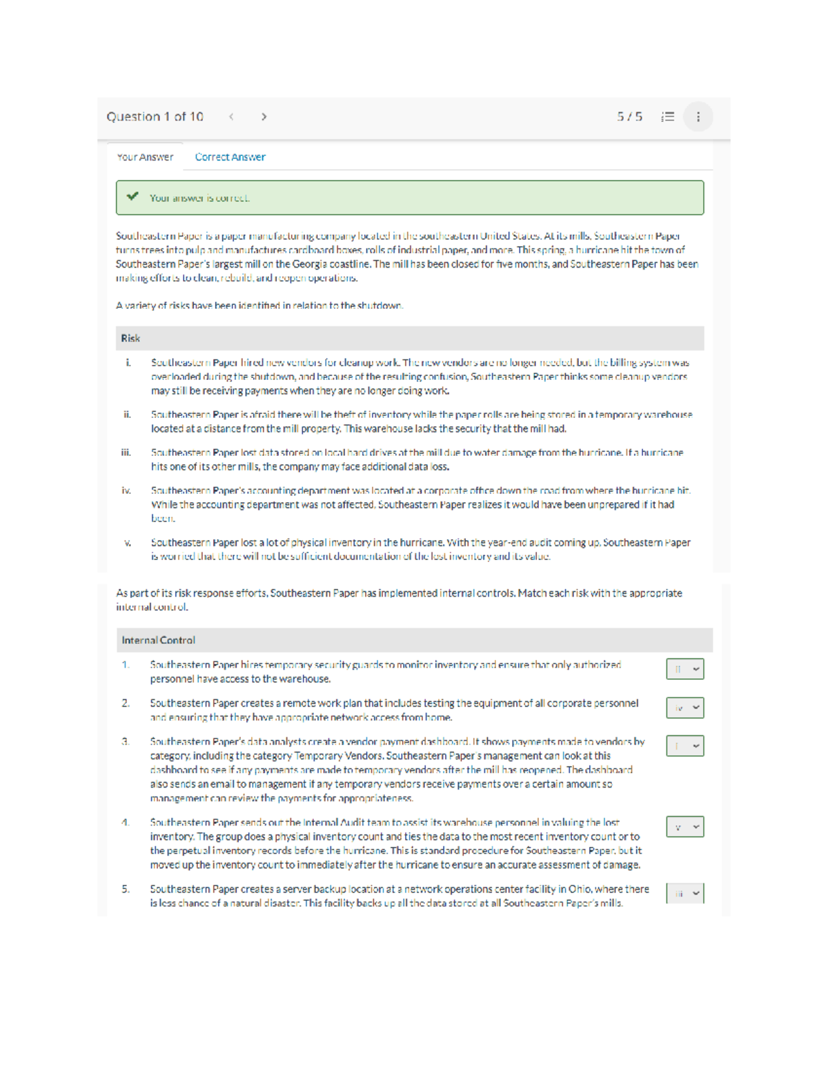 Acc315 Problem Set 5-1 Solutions and Explanations (100%) - Studocu