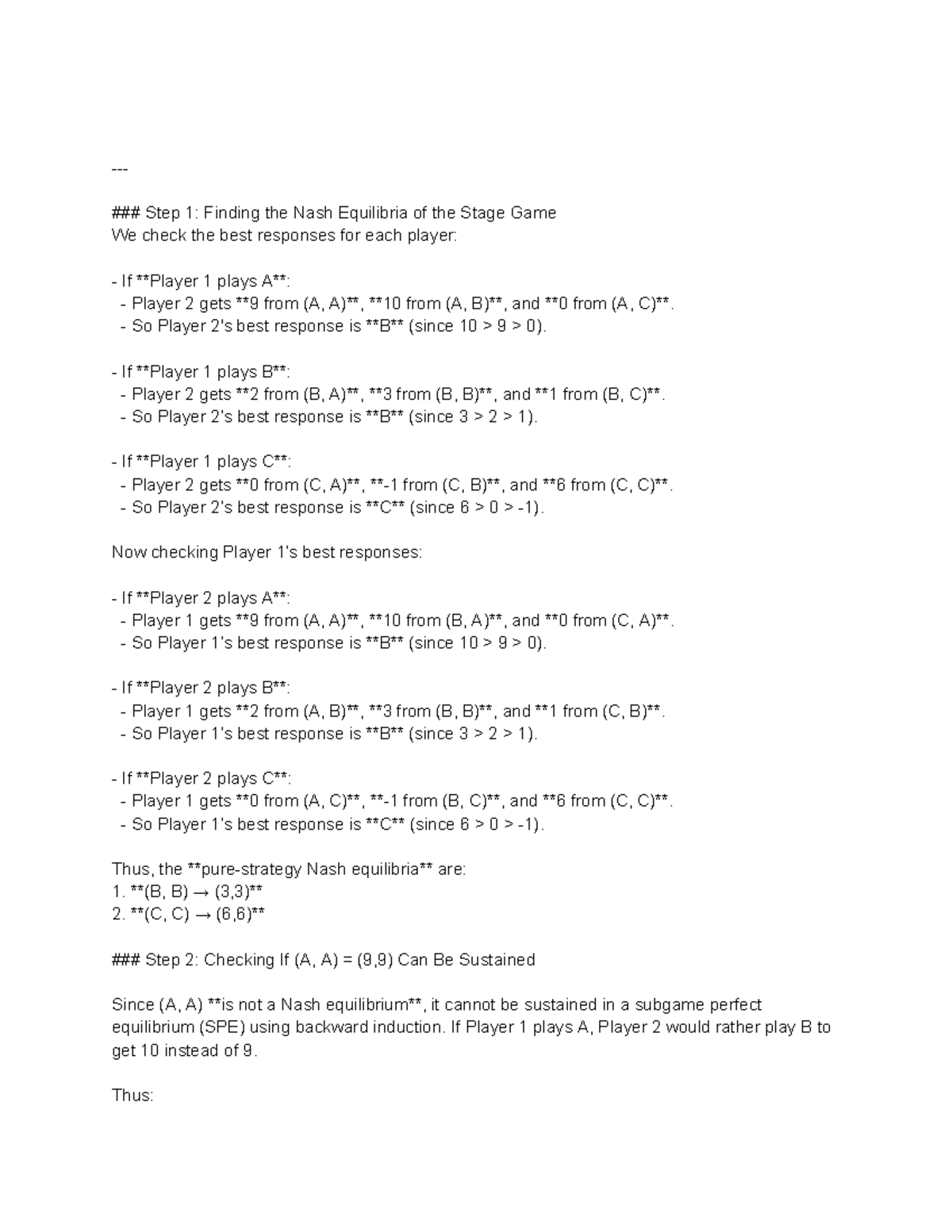 Nash Equilibrium Analysis in Game Theory: Key Findings - Studocu