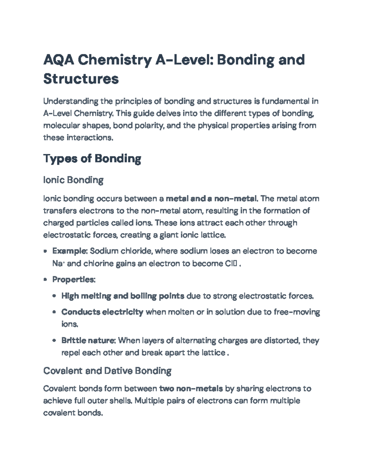 Midterm Exam Study Guide - Course Code ABC123 - AQA Chemistry A-Level ...