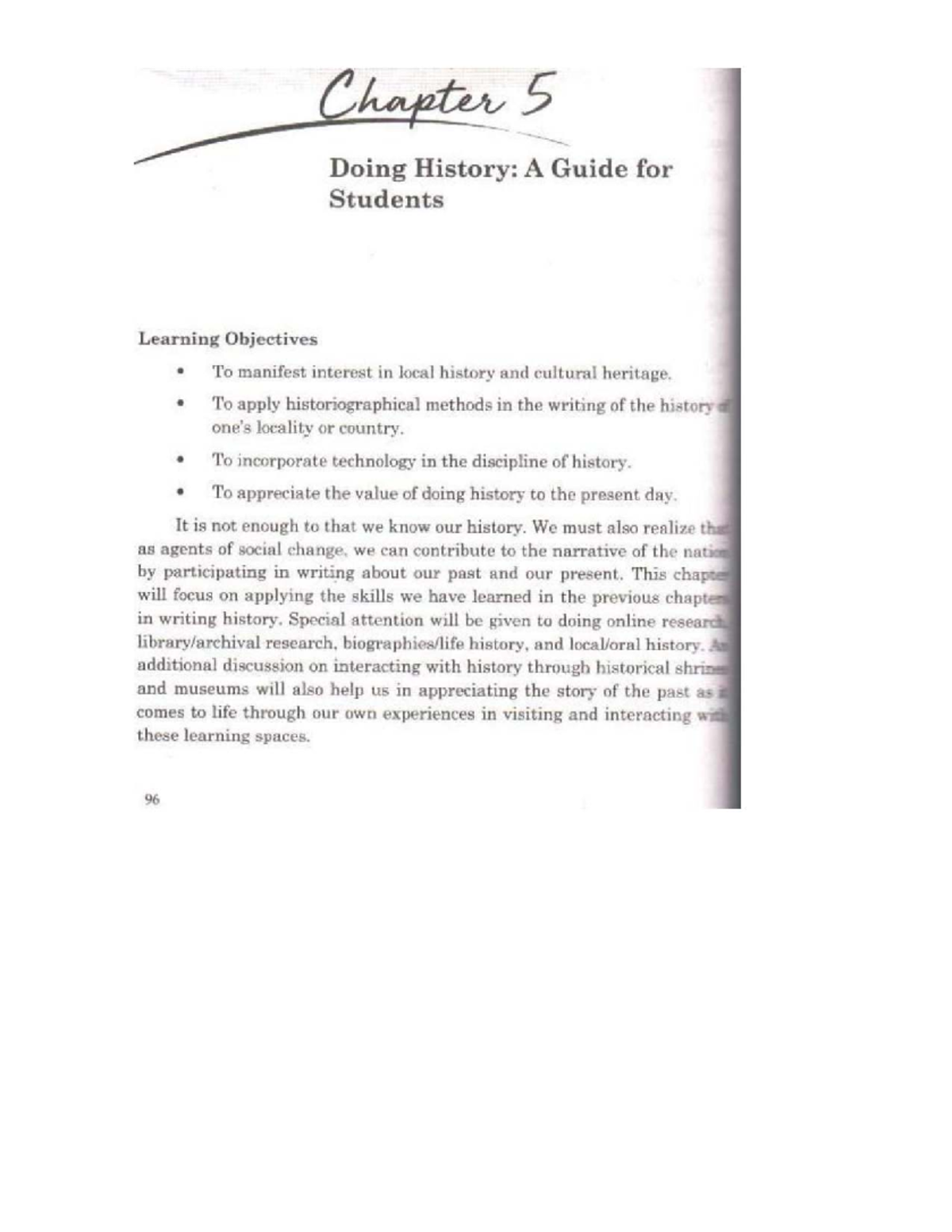 Doing History: A Student's Guide to Research and Local Heritage (PHIL ...