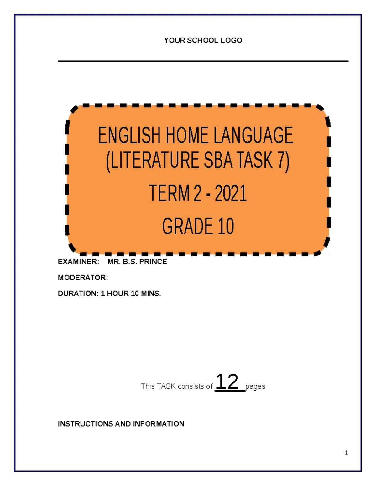 ATS Paper 2 MEMO 2024: Analysis of Poetry & The Mark Novel Insights ...