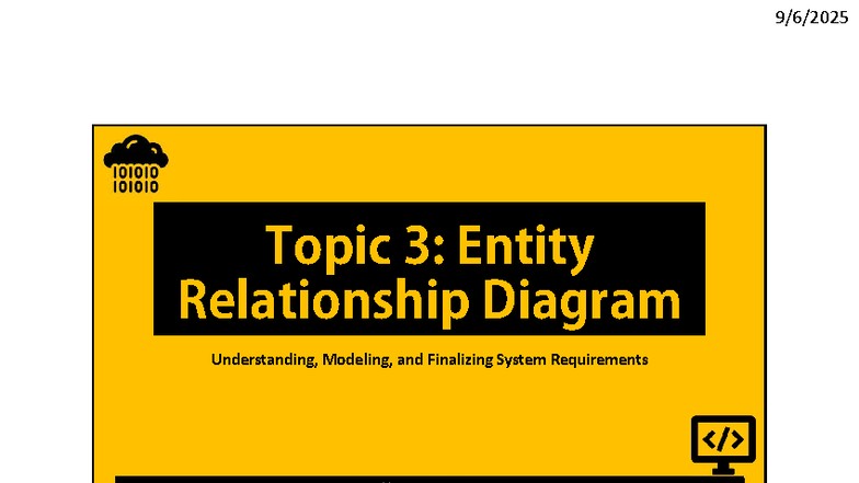 IT 112: Understanding and Modeling Entity Relationship Diagrams - Studocu