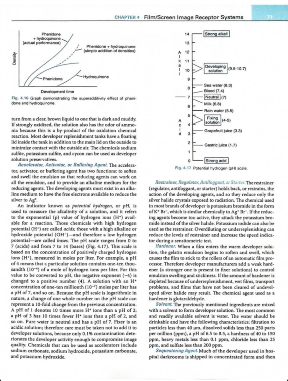 CHAPTER 4 Image Receptor Systems: Developer Solutions & pH Management ...