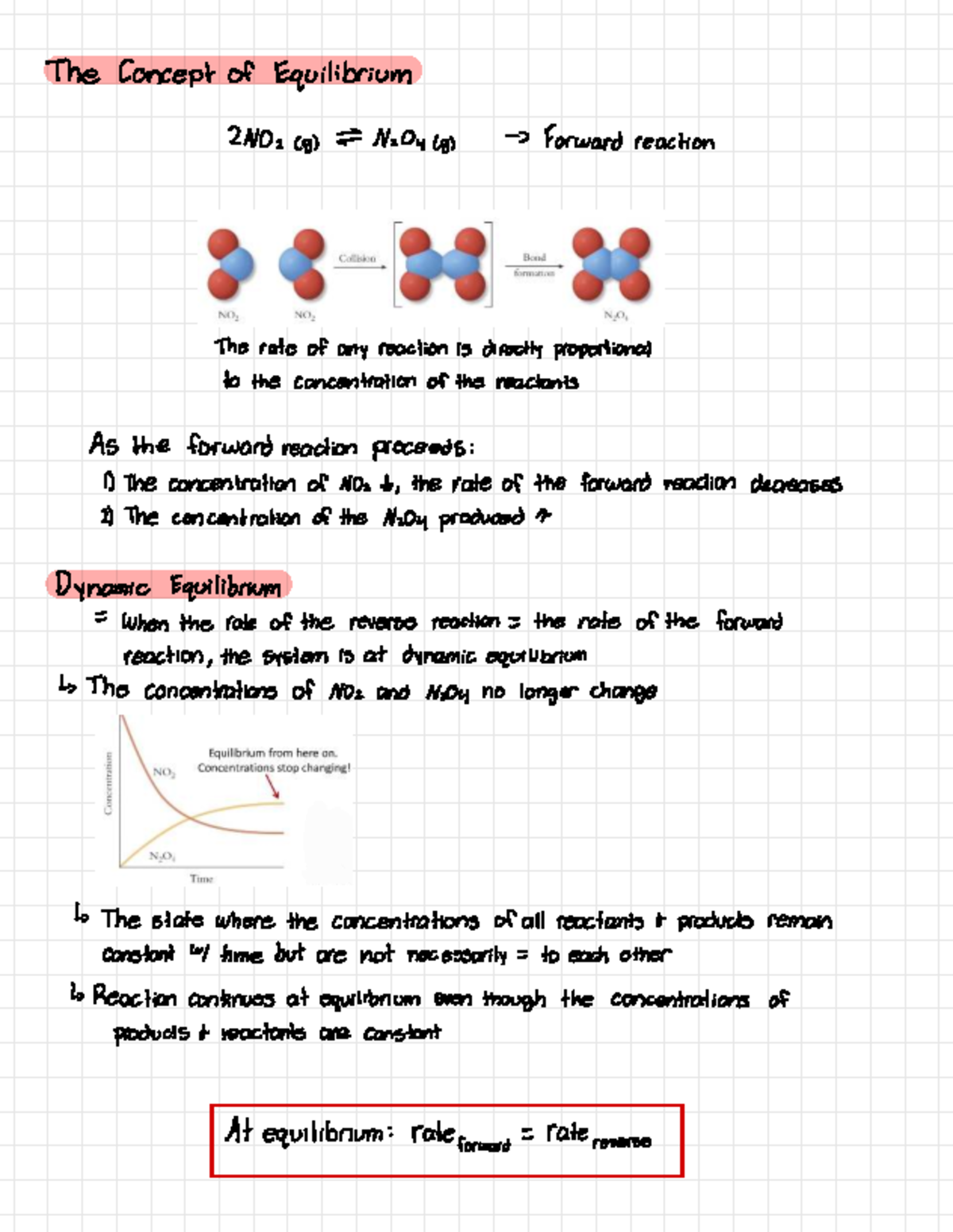 Chapter 14 - Lecture Notes on Equilibrium Concepts and Reactions - Studocu