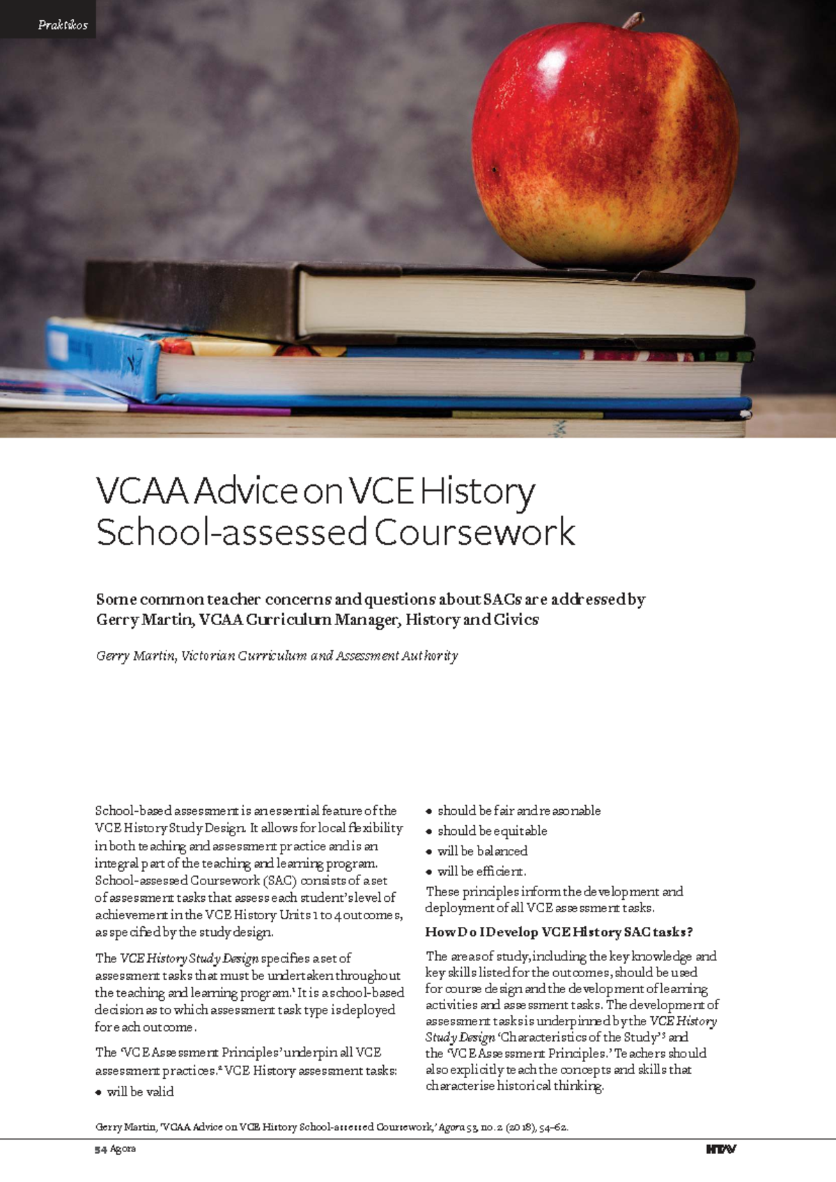 VCE History Coursework SAC Development Guidelines - Agora 2018-2 - Studocu