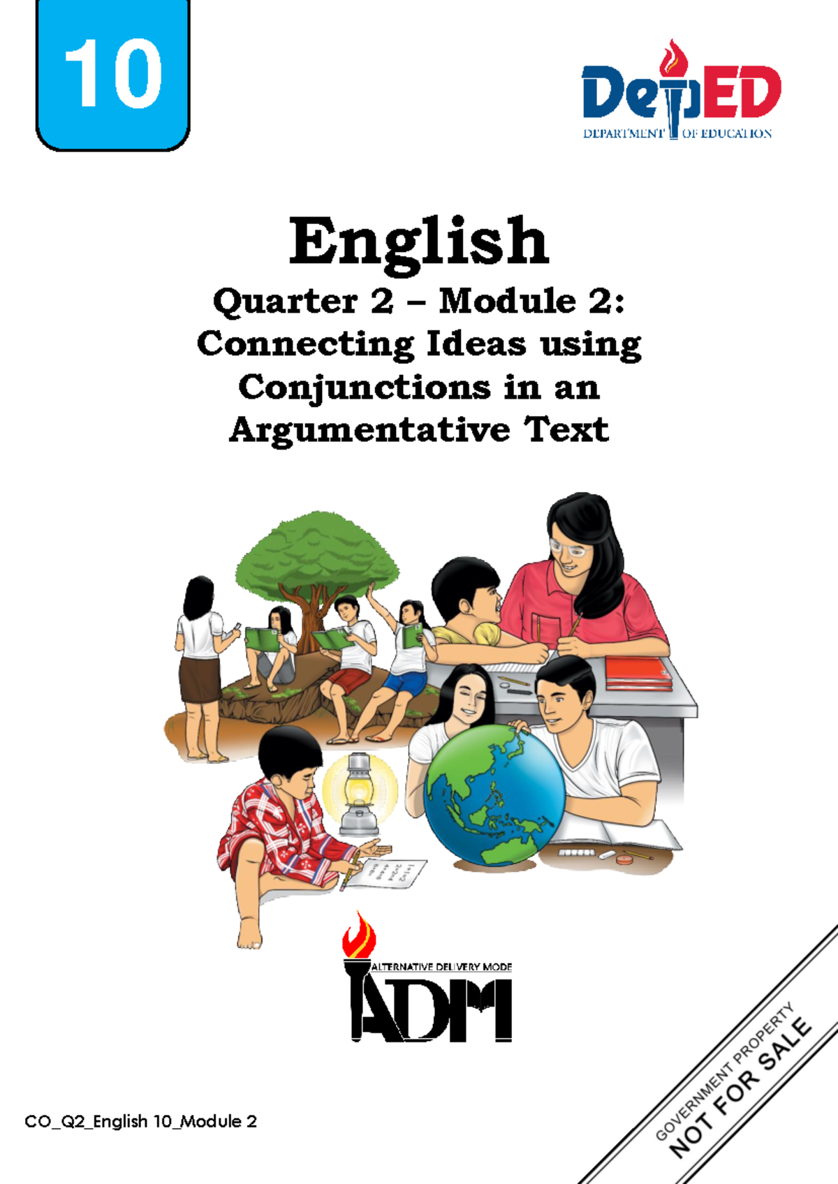 English 10 Q2 Mod2 Connecting Ideas Using Conjunctions in an Argumentative Text V4.docx (1 ...