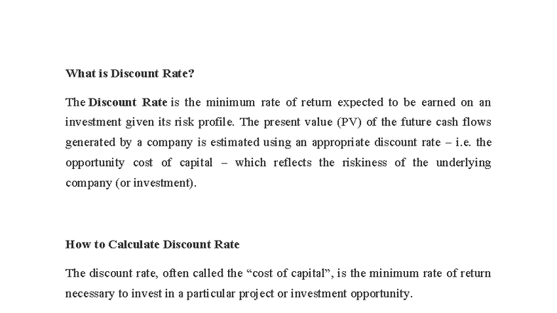 DOC-20251104-WA0007 - Understanding the Discount Rate in Investment ...
