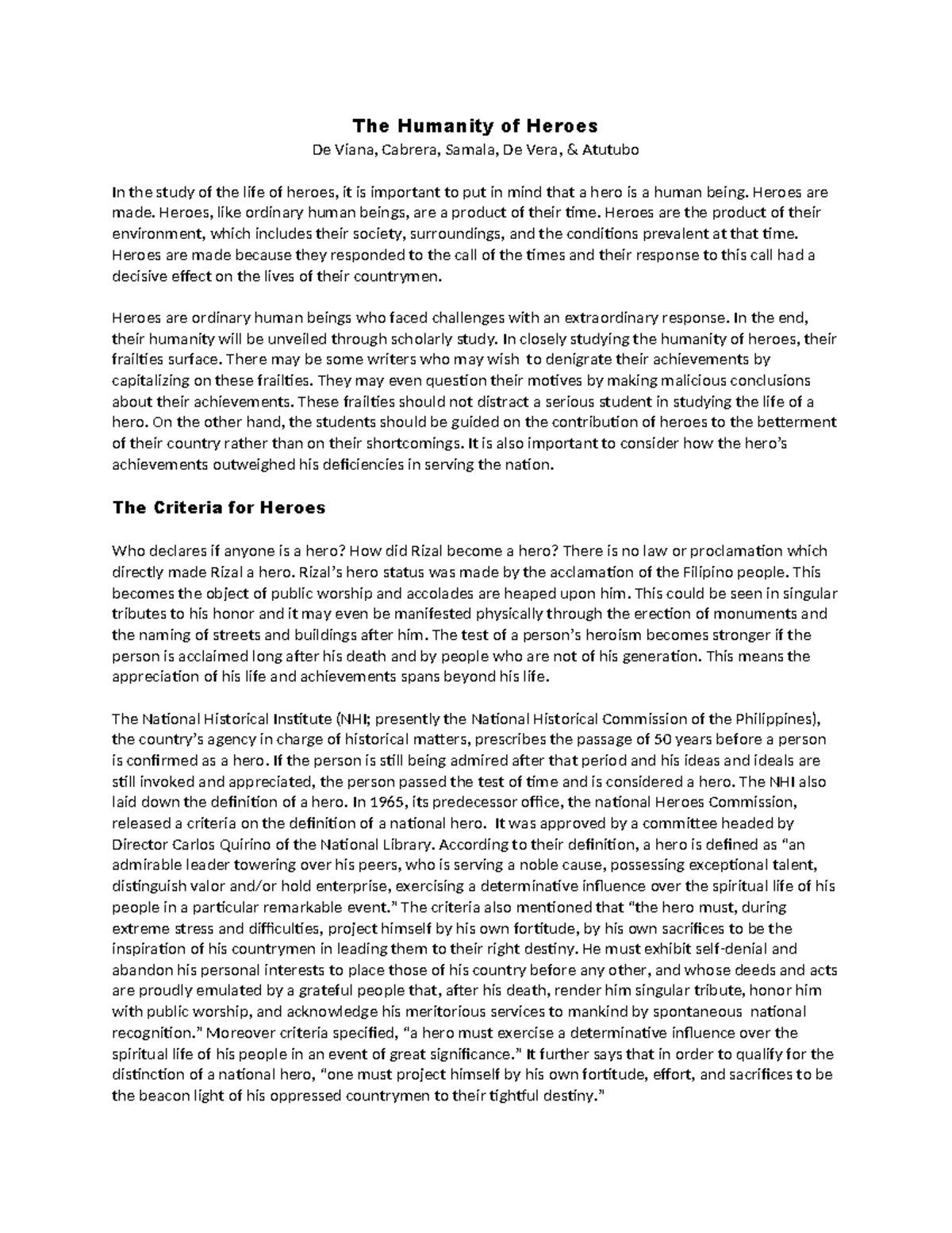 The Humanity of Heroes: Understanding Heroism's Essence and Criteria ...